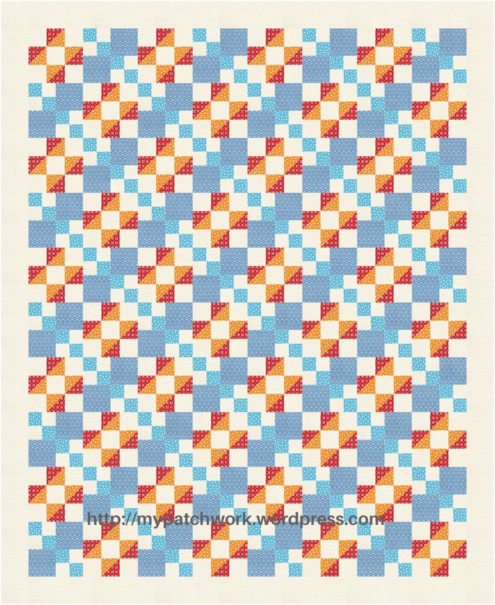 Water and Fire Quilt Pattern - PDF Download - Etsy