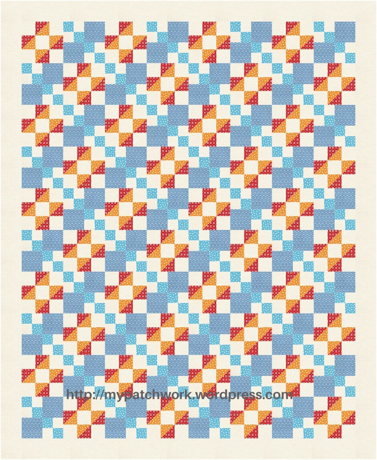Water and Fire Quilt Pattern PDF Download | Etsy