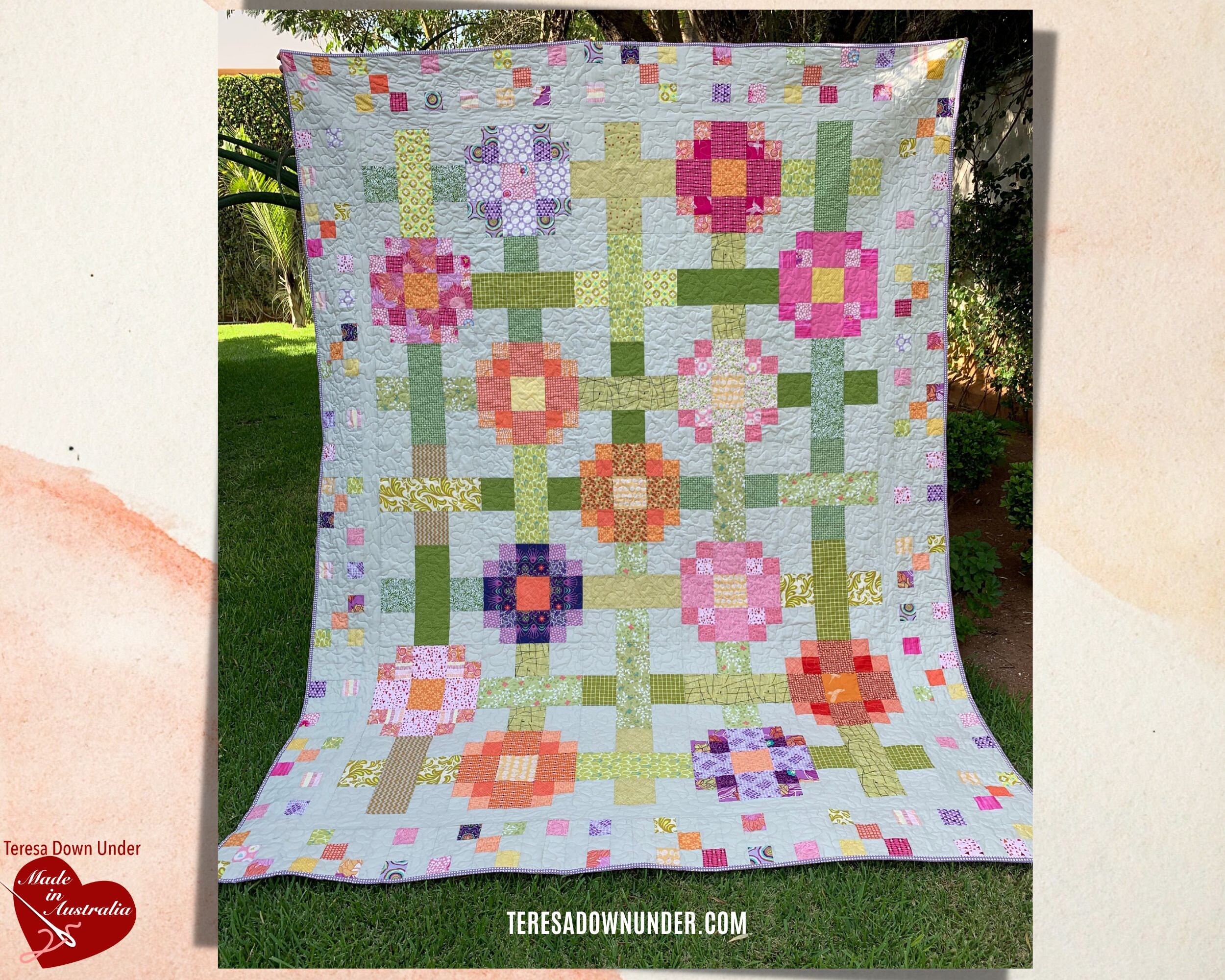 Summer Garden Quilt Pattern - Etsy