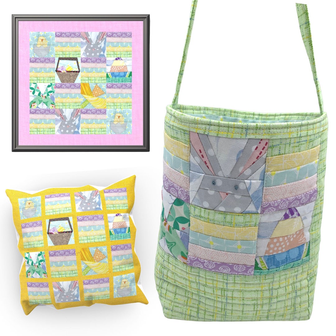 Quilted Easter Basket Pattern - Etsy