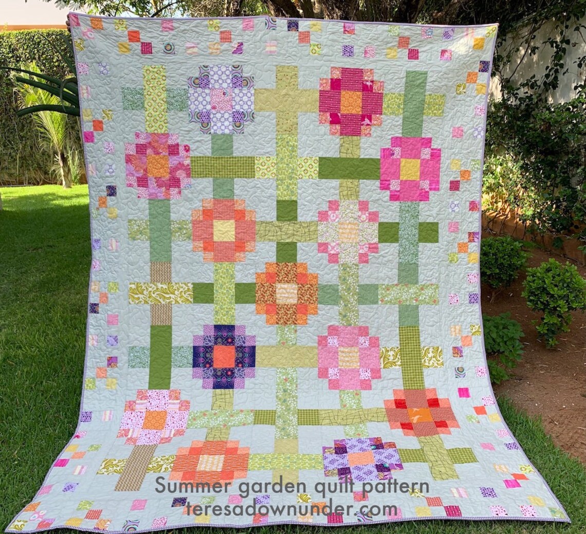 Summer Garden Quilt Pattern - Etsy