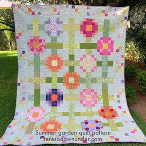 Summer Garden Quilt Pattern - Etsy