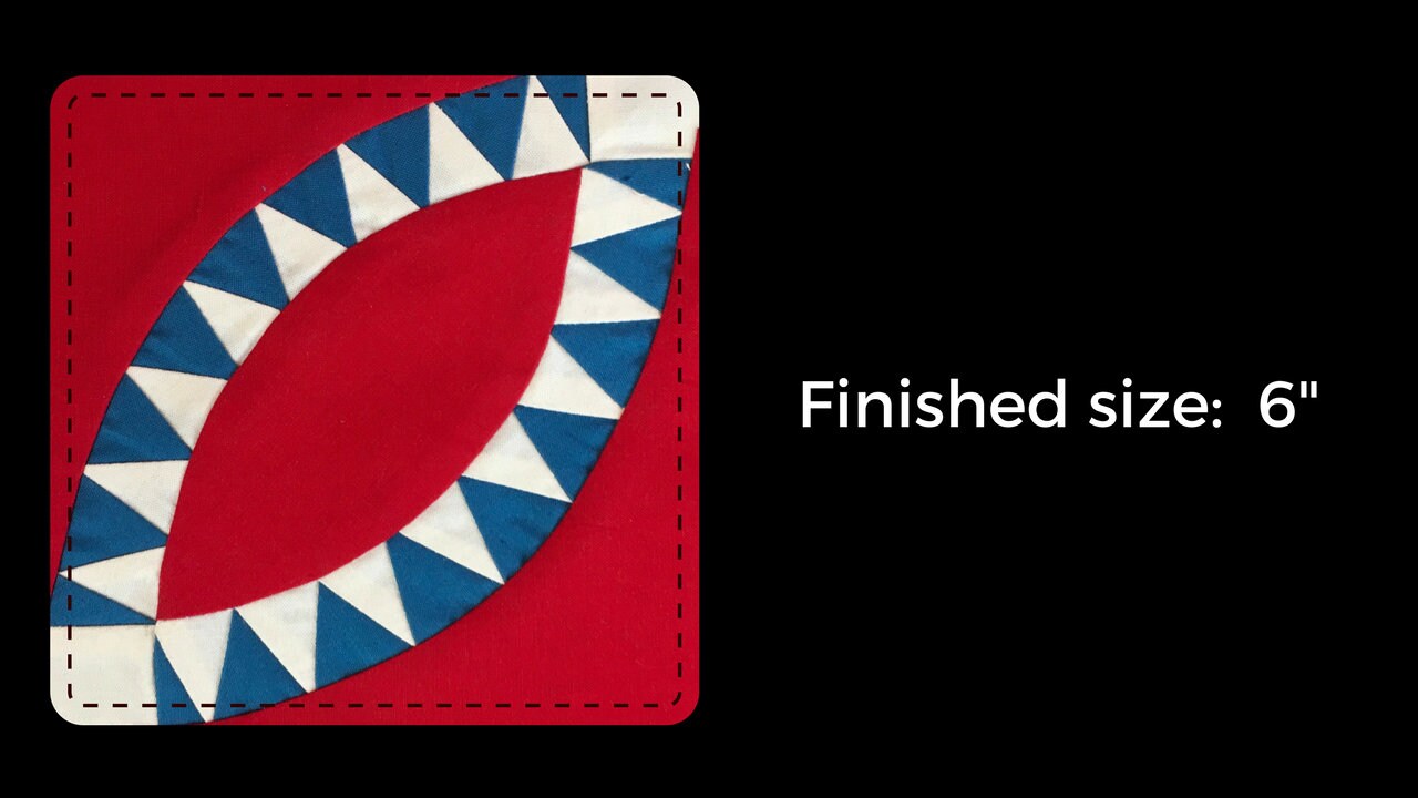 Pickle Dish Quilt Block Template - Etsy