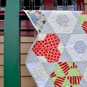 Quilt Pattern: Hexagonal Dream – Hexagon Sampler (PDF Download) - Etsy ...