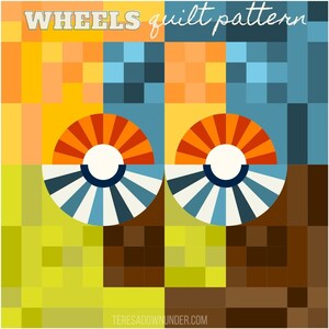 Wheels Quilt Pattern - Digital Download - Etsy