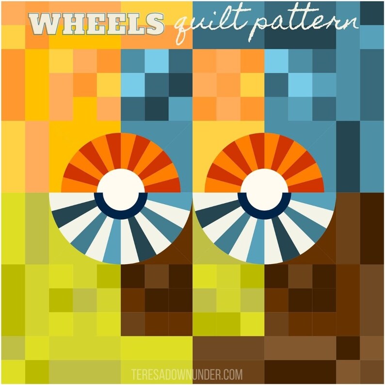 Wheels Quilt Pattern Digital Download - Etsy Australia