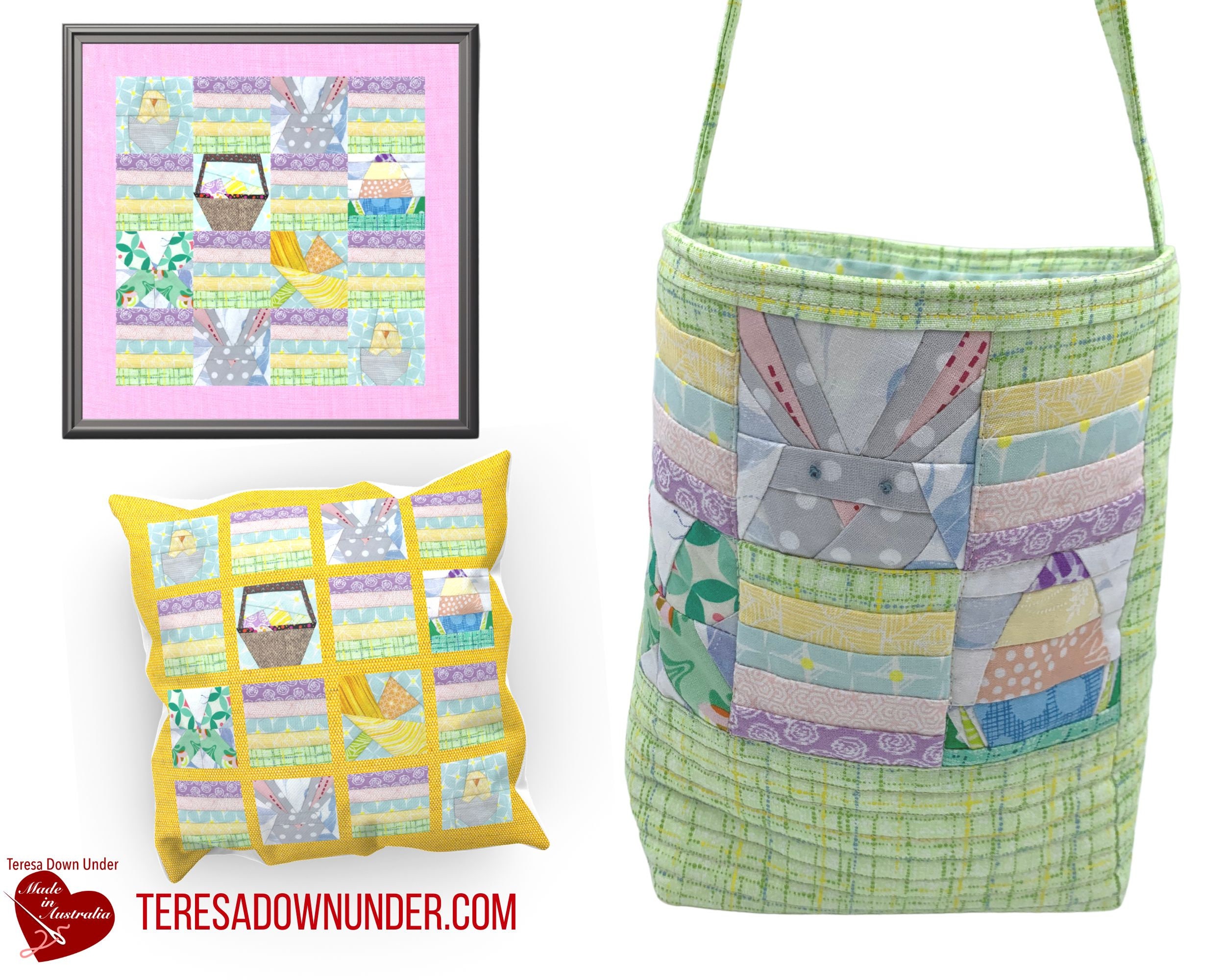 Quilted Easter Basket Pattern - Etsy