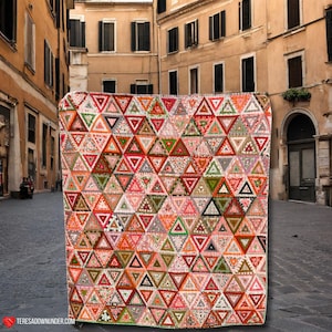 Tangled Triangles Quilt Pattern - Etsy