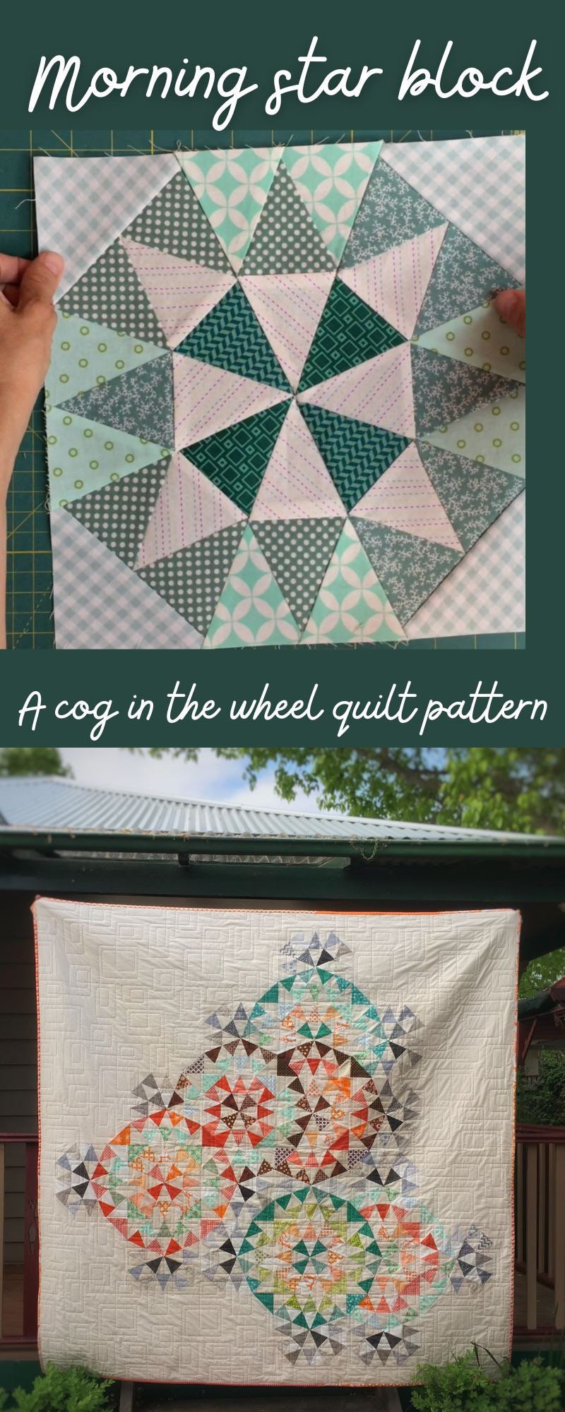 A Cog in the Wheel Quilt Pattern PDF Download - Etsy Canada