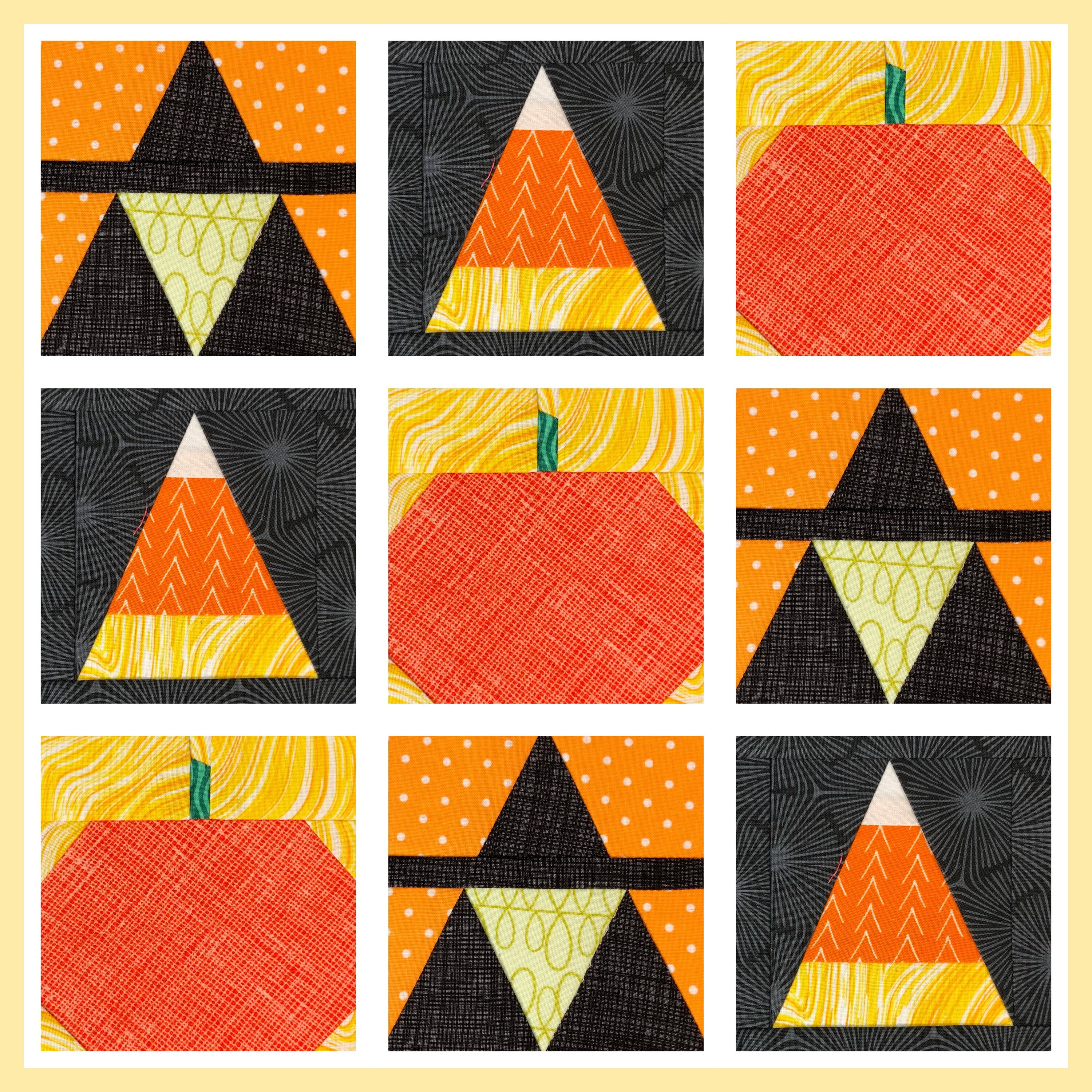 Halloween Blocks in 3 Sizes Templates - Etsy