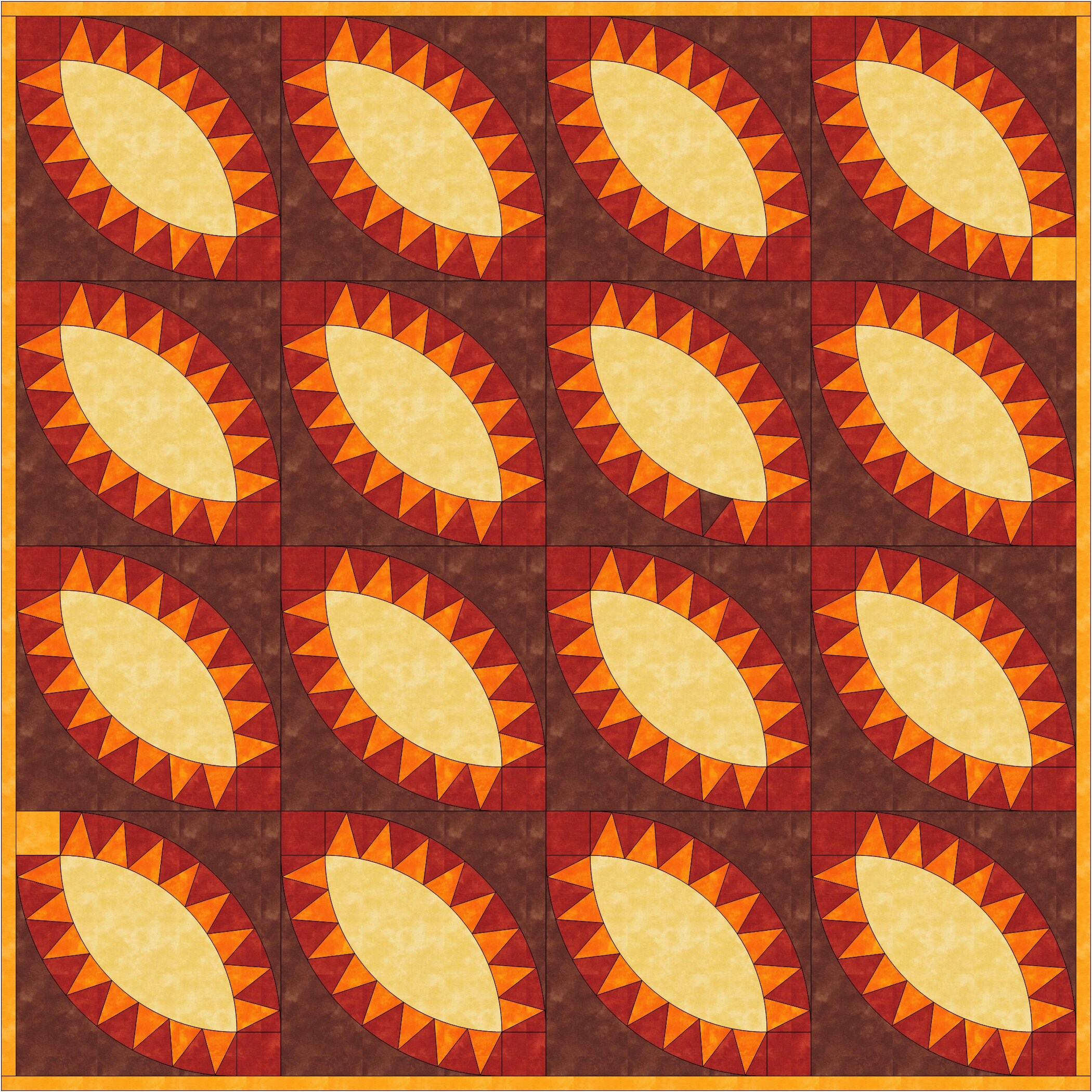 Pickle Dish Quilt Block Template - Etsy