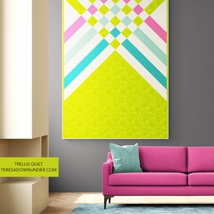 Trellis Quilt Pattern 5 Sizes - Etsy