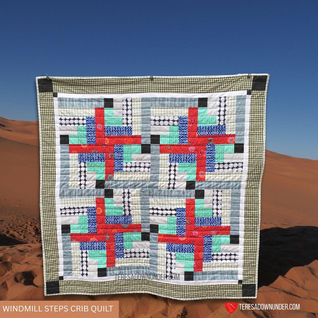 Windmill Steps Crib Quilt Pattern - Etsy