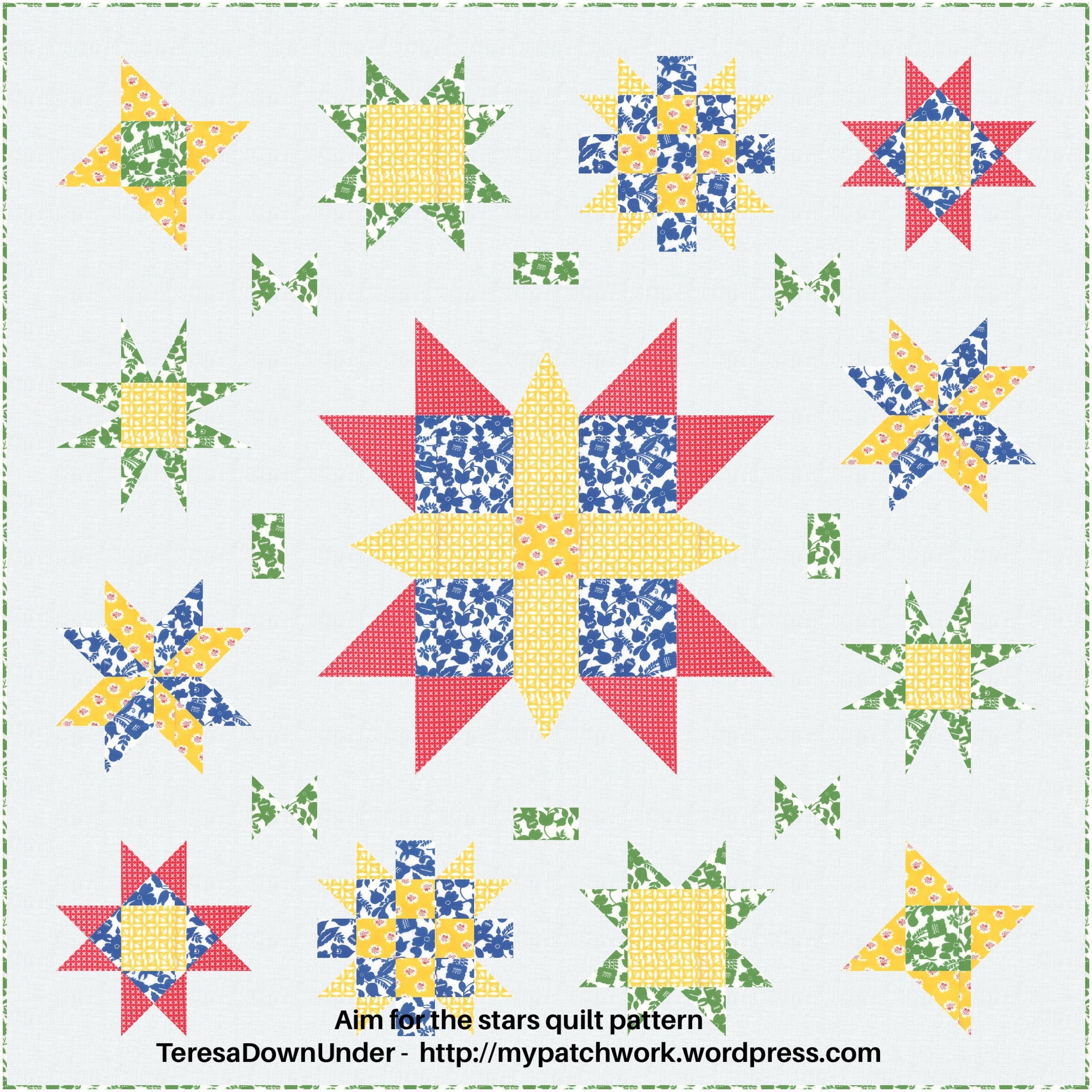 My lucky stars quilt pattern | Etsy