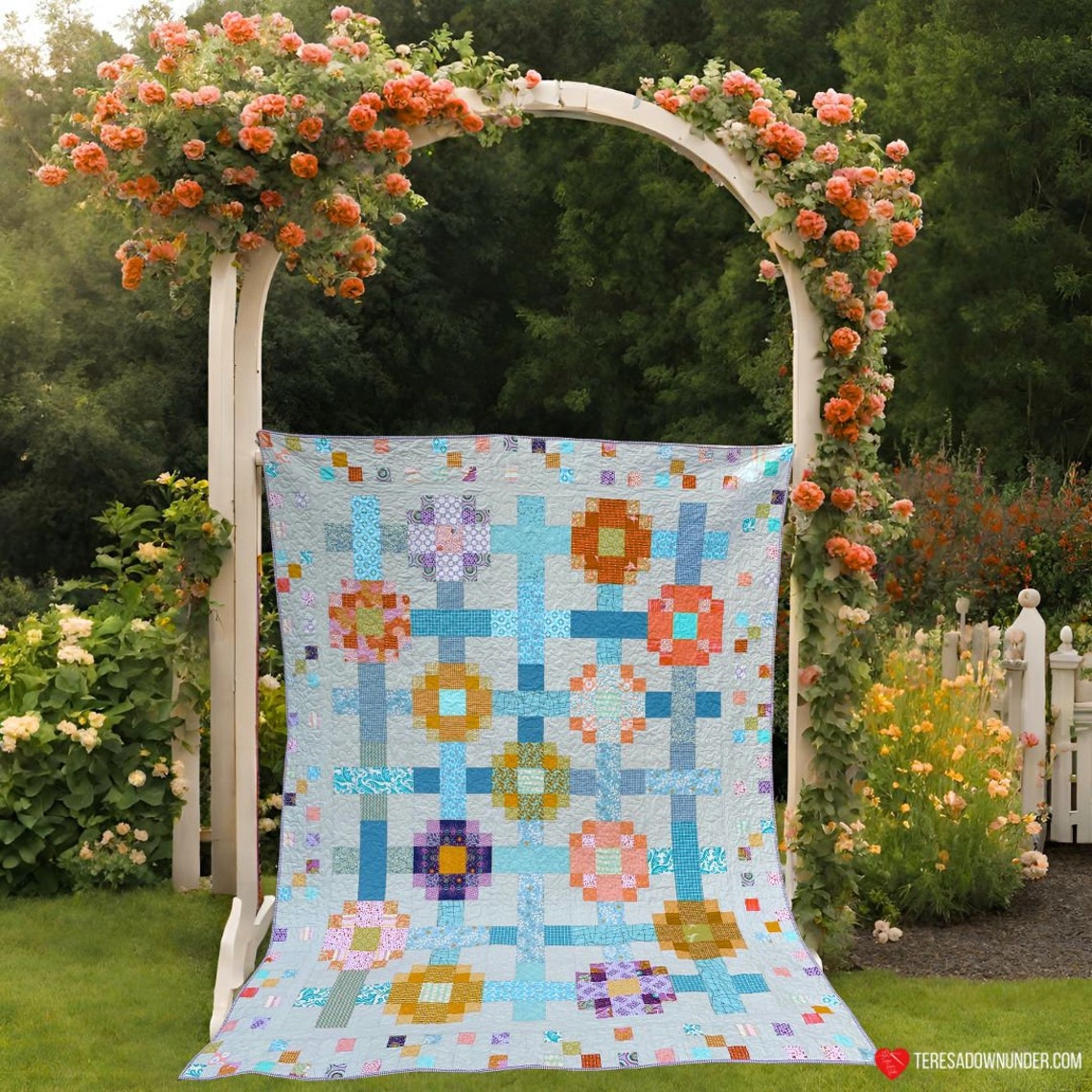Summer Garden Quilt Pattern - Etsy