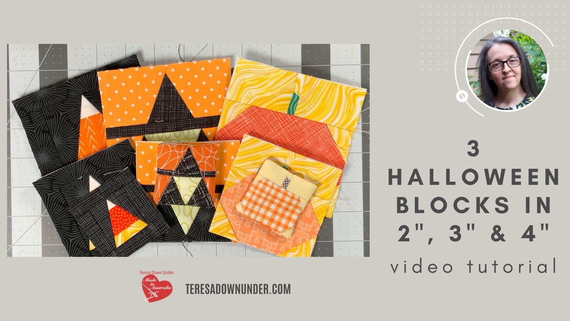 Halloween Blocks in 3 Sizes Templates - Etsy