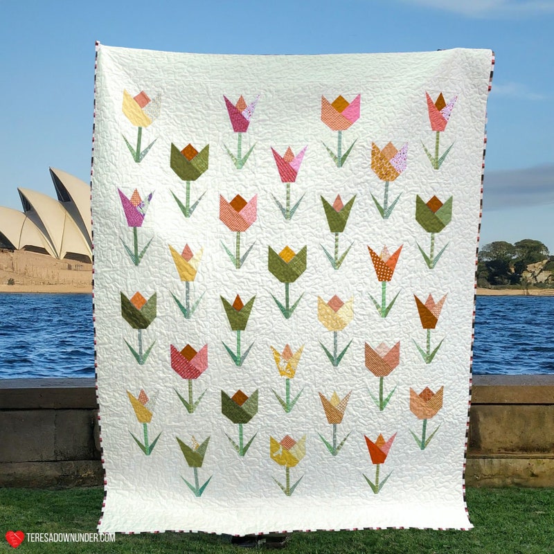 Tulip Quilt Pattern - Etsy