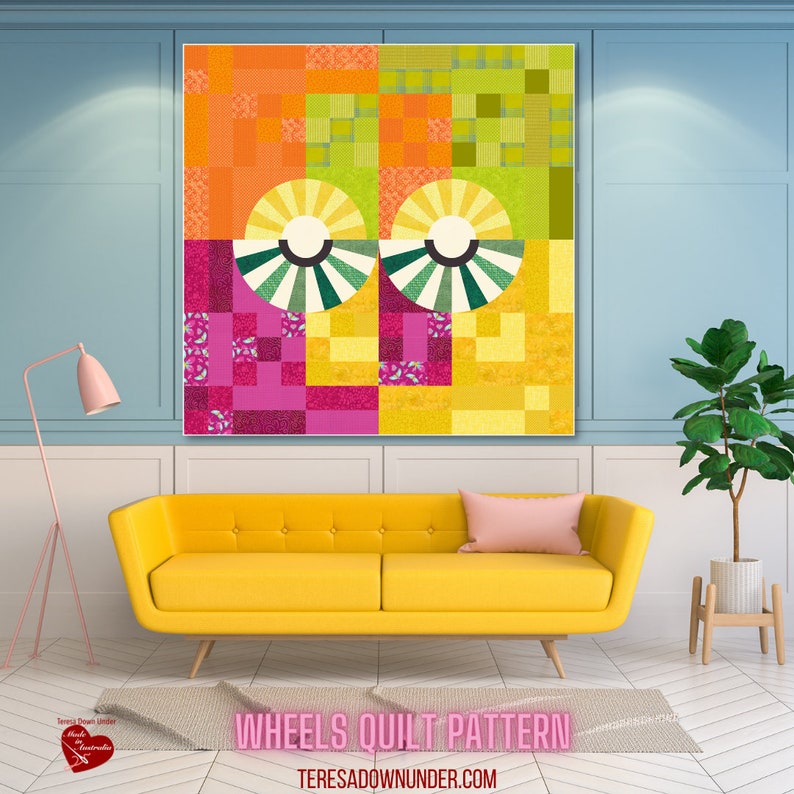 Wheels Quilt Pattern Digital Download - Etsy