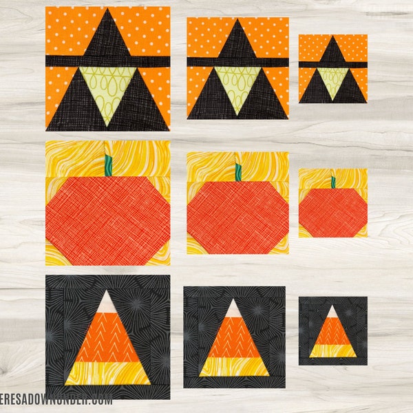 Halloween Blocks - Etsy