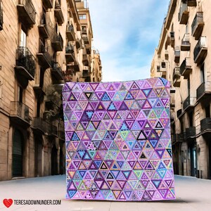 Tangled Triangles Quilt Pattern - Etsy