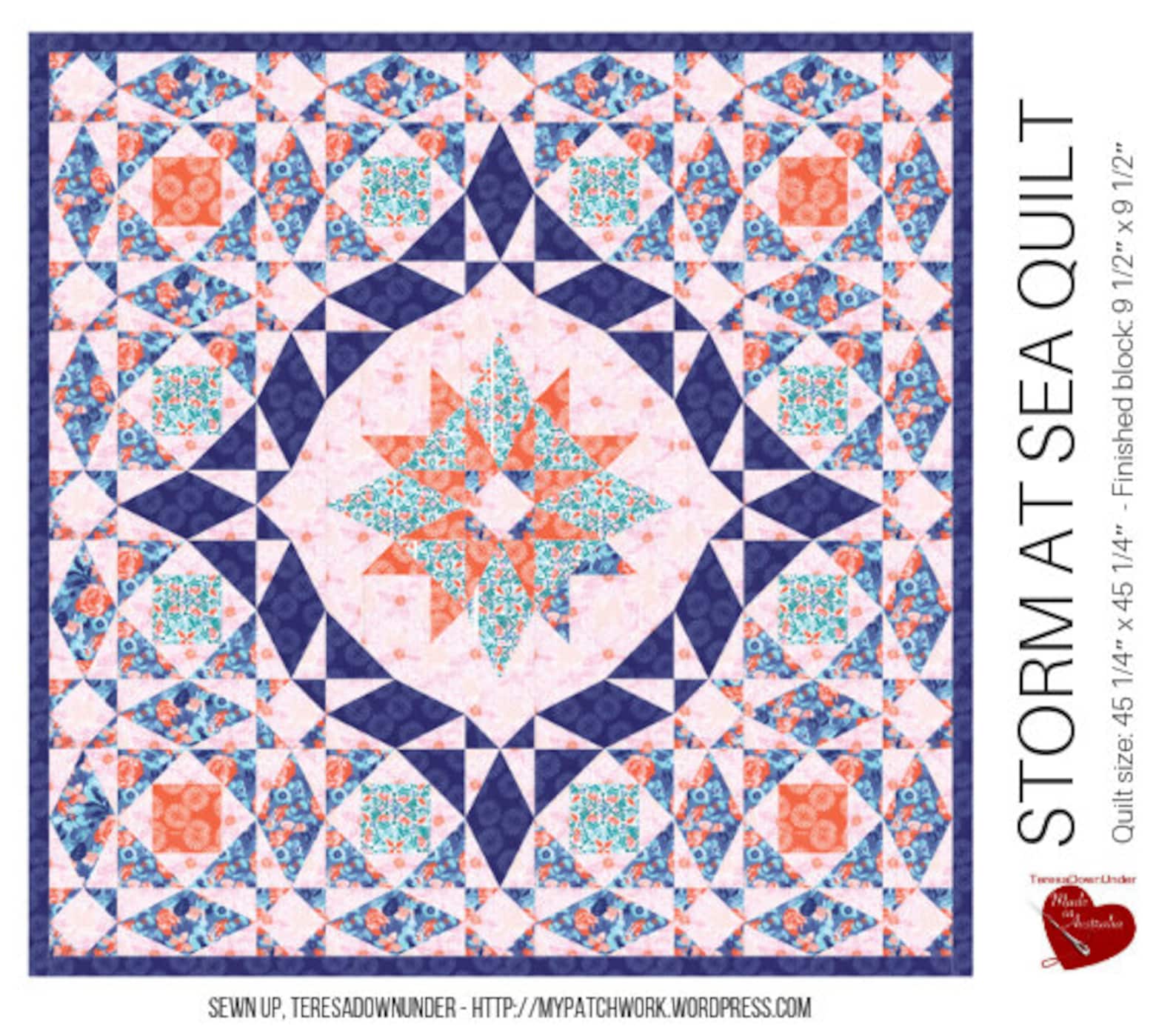 Storm at Sea Quilt Pattern - Etsy