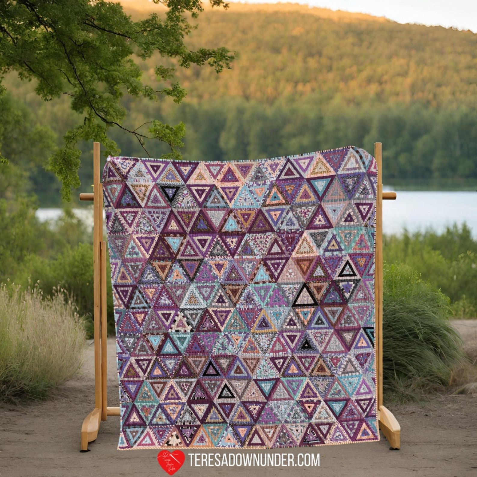 Tangled Triangles Quilt Pattern - Etsy