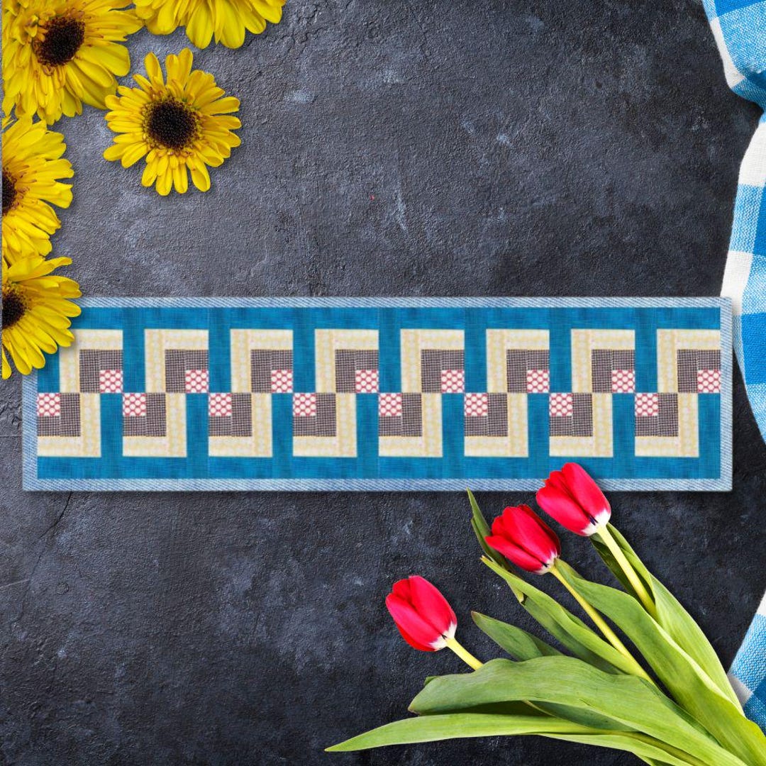 4 Quilt Pattern Bundle: Quarter Courthouse Steps Block - Turnabout ...