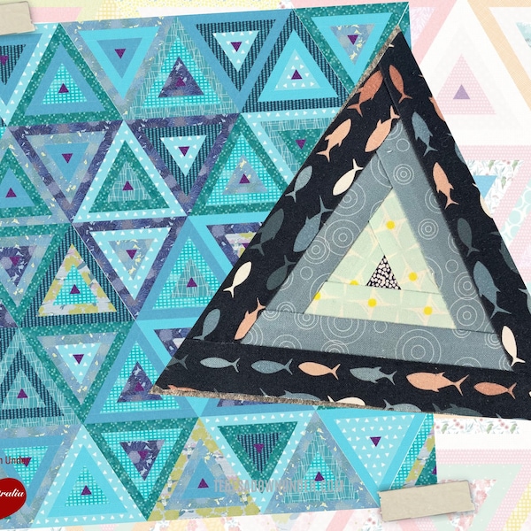 Triangle Quilt - Etsy