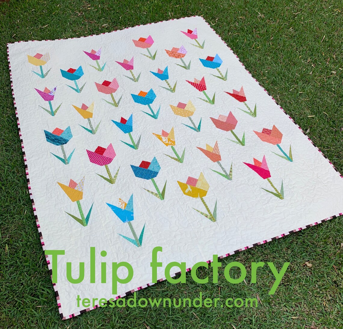 Tulip Factory Quilt Pattern - Etsy