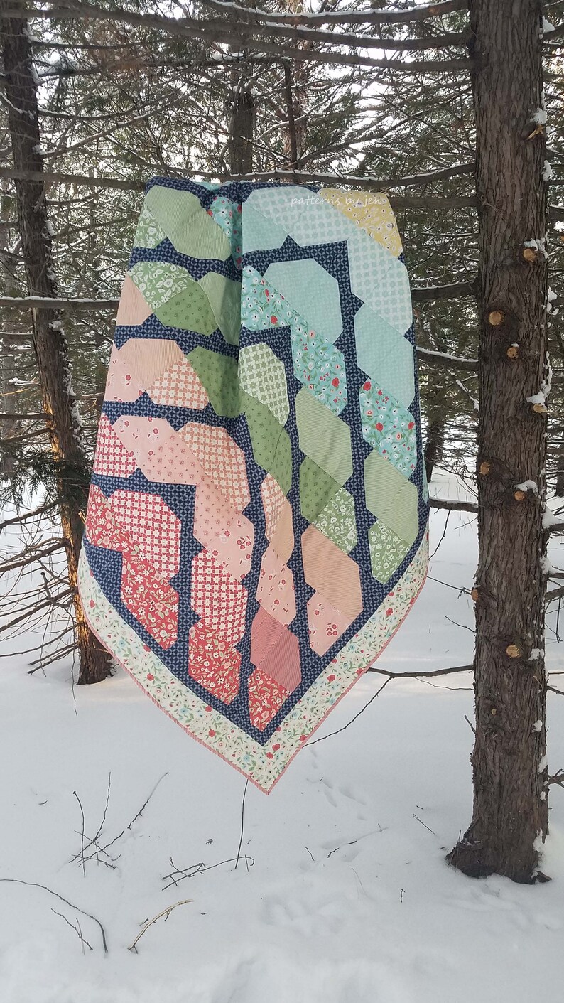 Quarter Snowball Quilt Block: 1 Block, 4 Quilts Pattern Bundle - Etsy