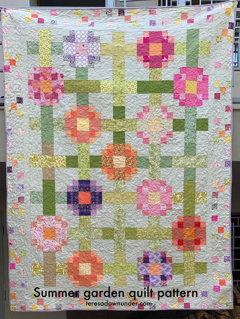 Summer Garden Quilt Pattern - Etsy