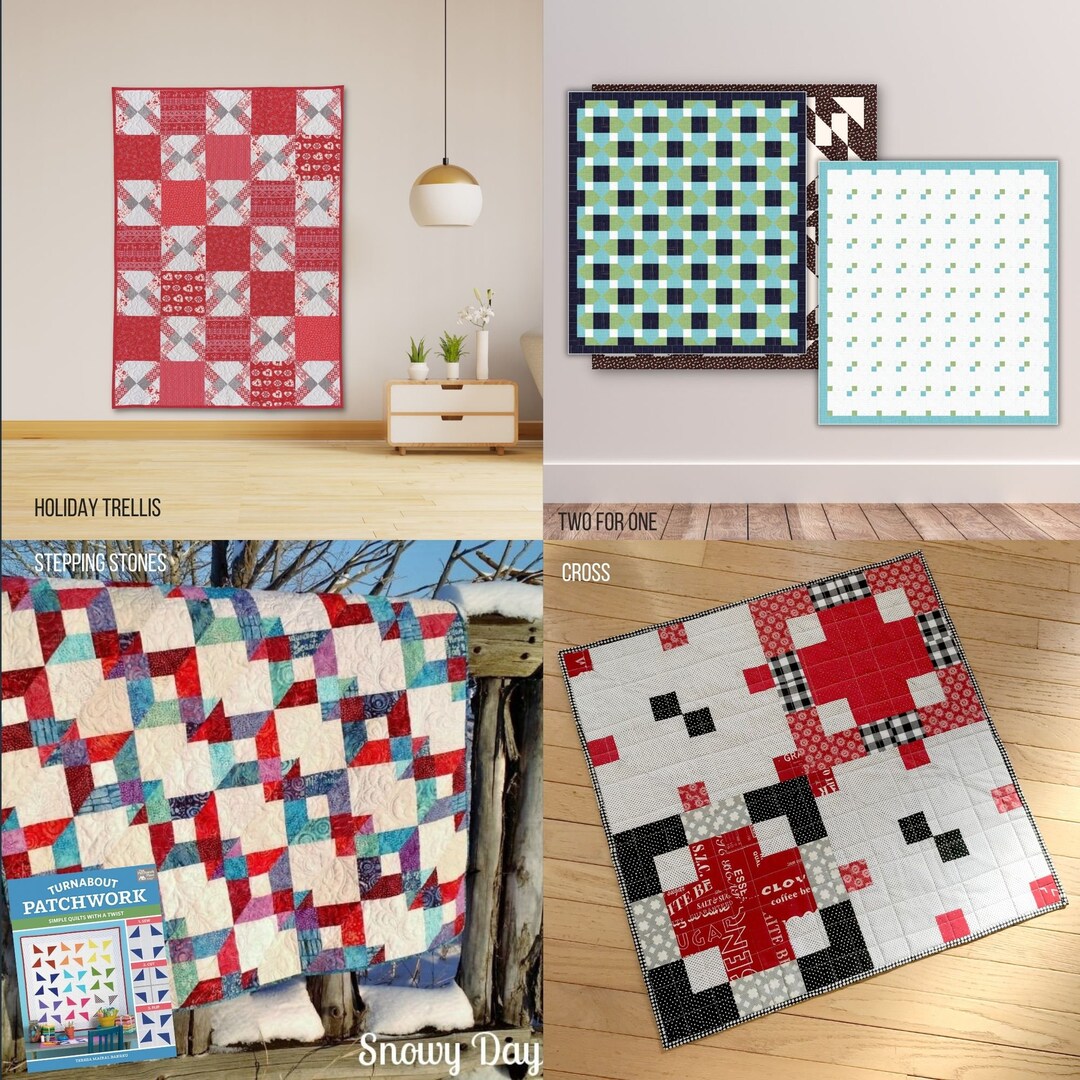 Double Disappearing Nine Patch Block 1 Block 4 Quilts Pattern Bundle - Etsy