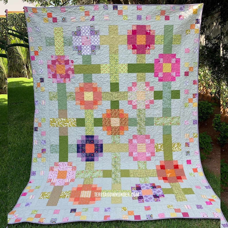 Summer Garden Quilt Pattern - Etsy