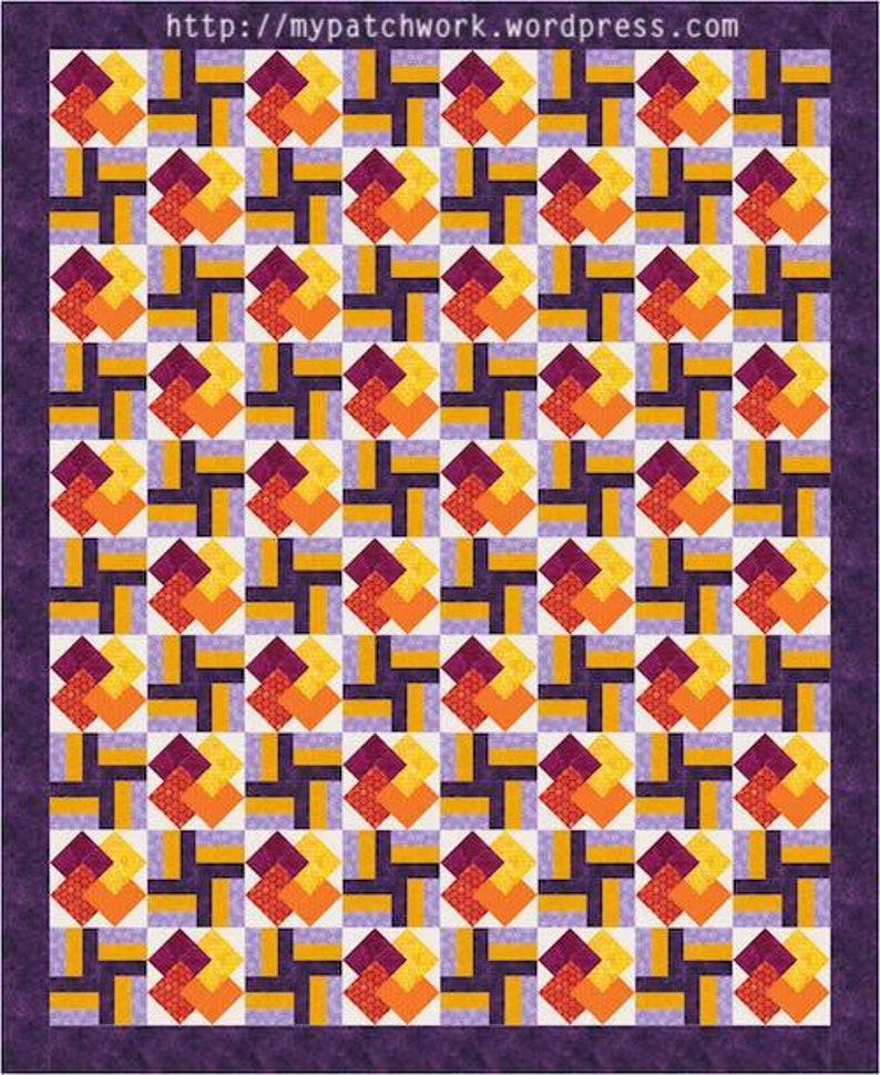 Flames Quilt Pattern - Etsy Australia