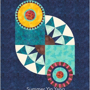 Summer Yin Yang Quilt Pattern - Etsy