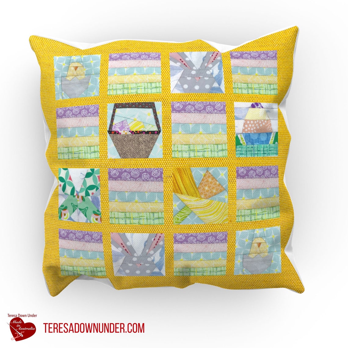 Quilted Easter Basket Pattern - Etsy