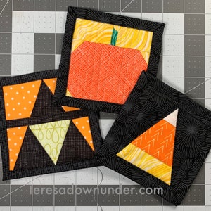 Halloween Blocks in 3 Sizes Templates - Etsy