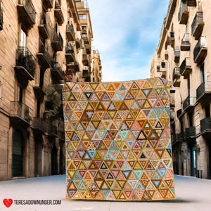 Tangled Triangles Quilt Pattern - Etsy