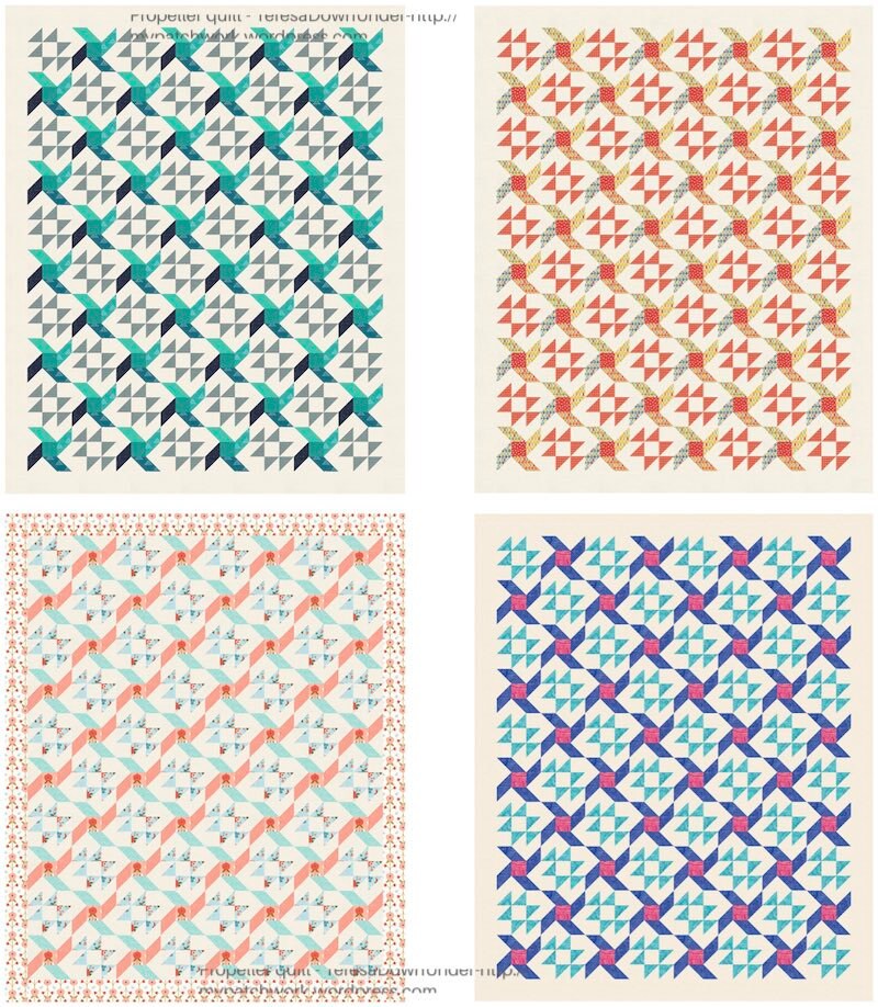Propeller Quilt Pattern PDF Download | Etsy Australia