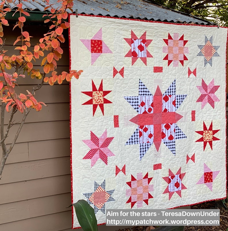 My lucky stars quilt pattern | Etsy