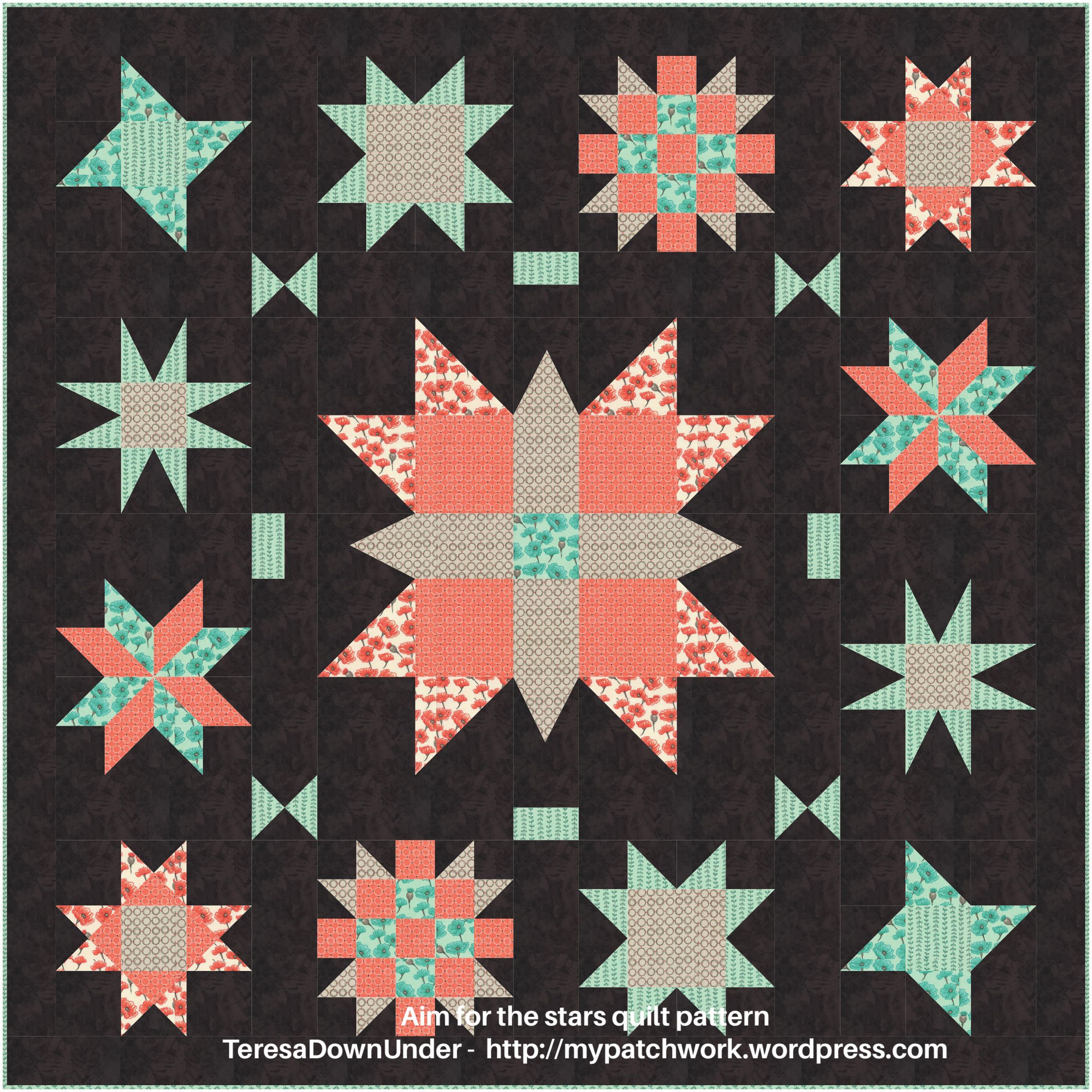 My Lucky Stars Quilt Pattern - Etsy Australia