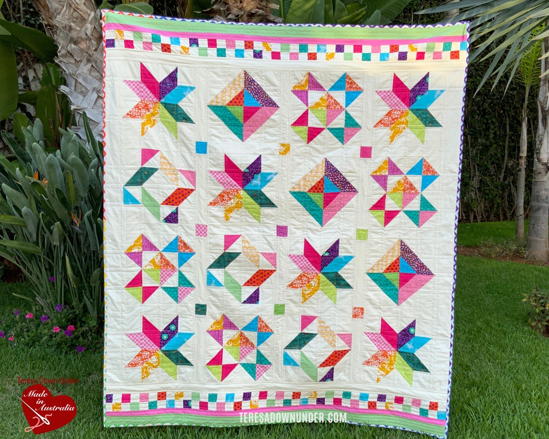 Colour Fair Down Under Quilt Pattern - PDF Download - Etsy