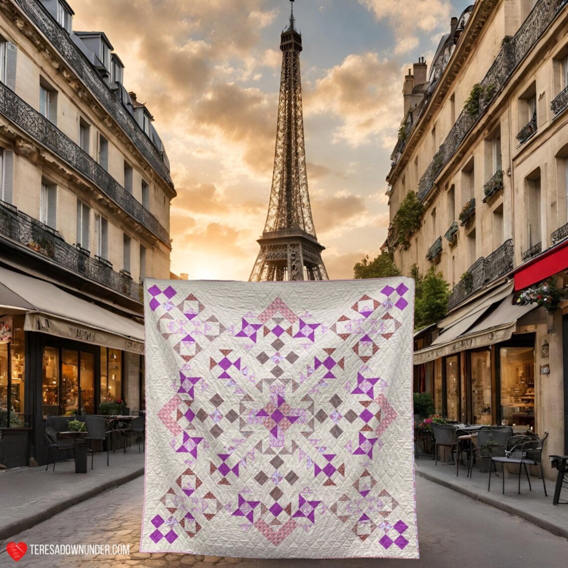 French Garden Quilt Pattern - PDF Download - Etsy Australia