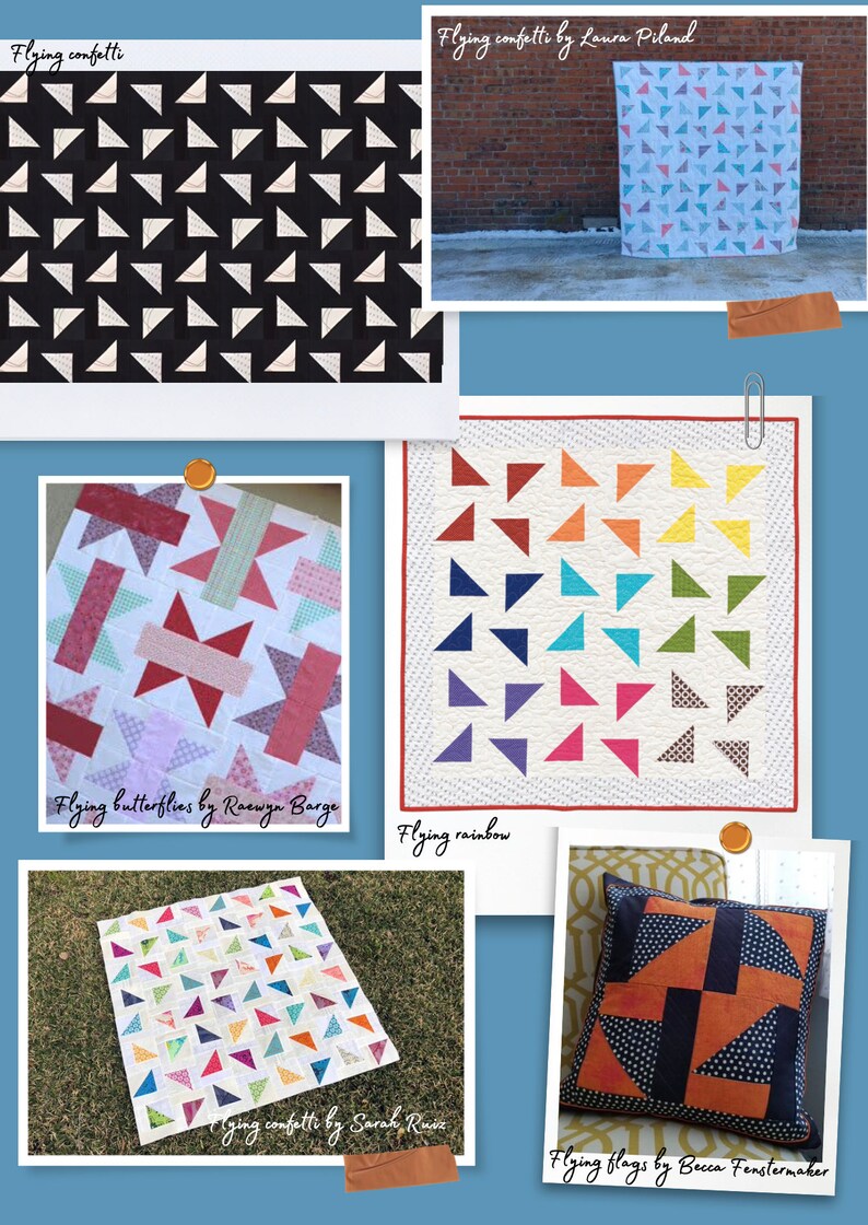 Modern Shoofly Quilt Block: 1 Block 4 Quilts Pattern Bundle - Etsy