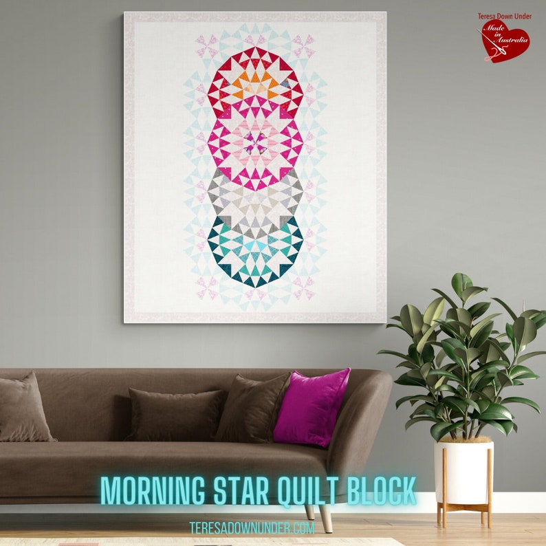 Morning Star Block Templates - Etsy