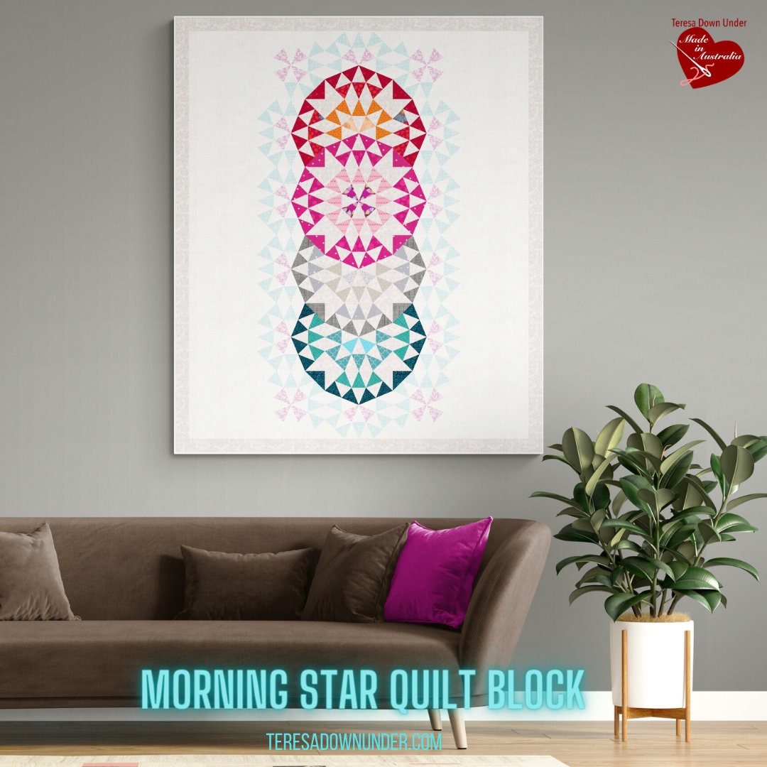 Morning Star Block Templates - Etsy Australia