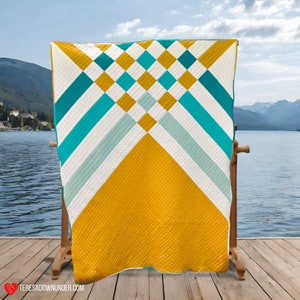 Trellis Quilt Pattern - 5 Sizes - Etsy Australia