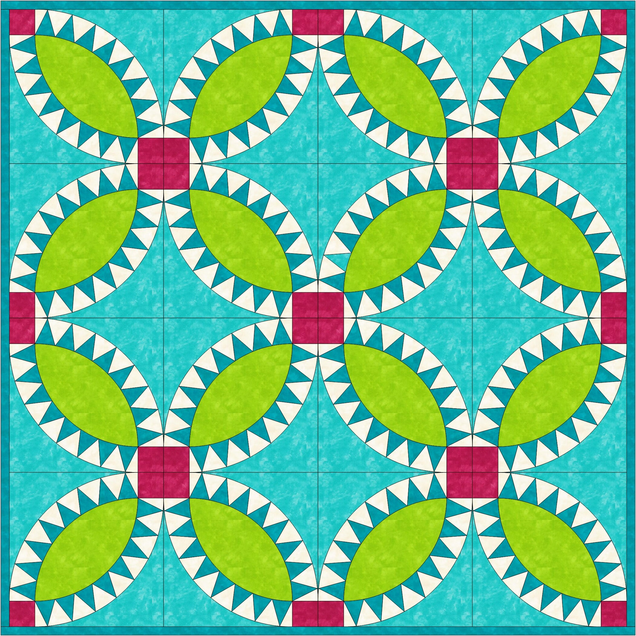 Pickle Dish Quilt Block Template - Etsy