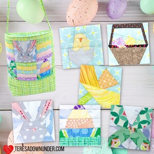 Quilted Easter Basket Pattern - Etsy