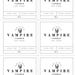 Halloween Vampire Candle Labels *digital Download Only* - Etsy
